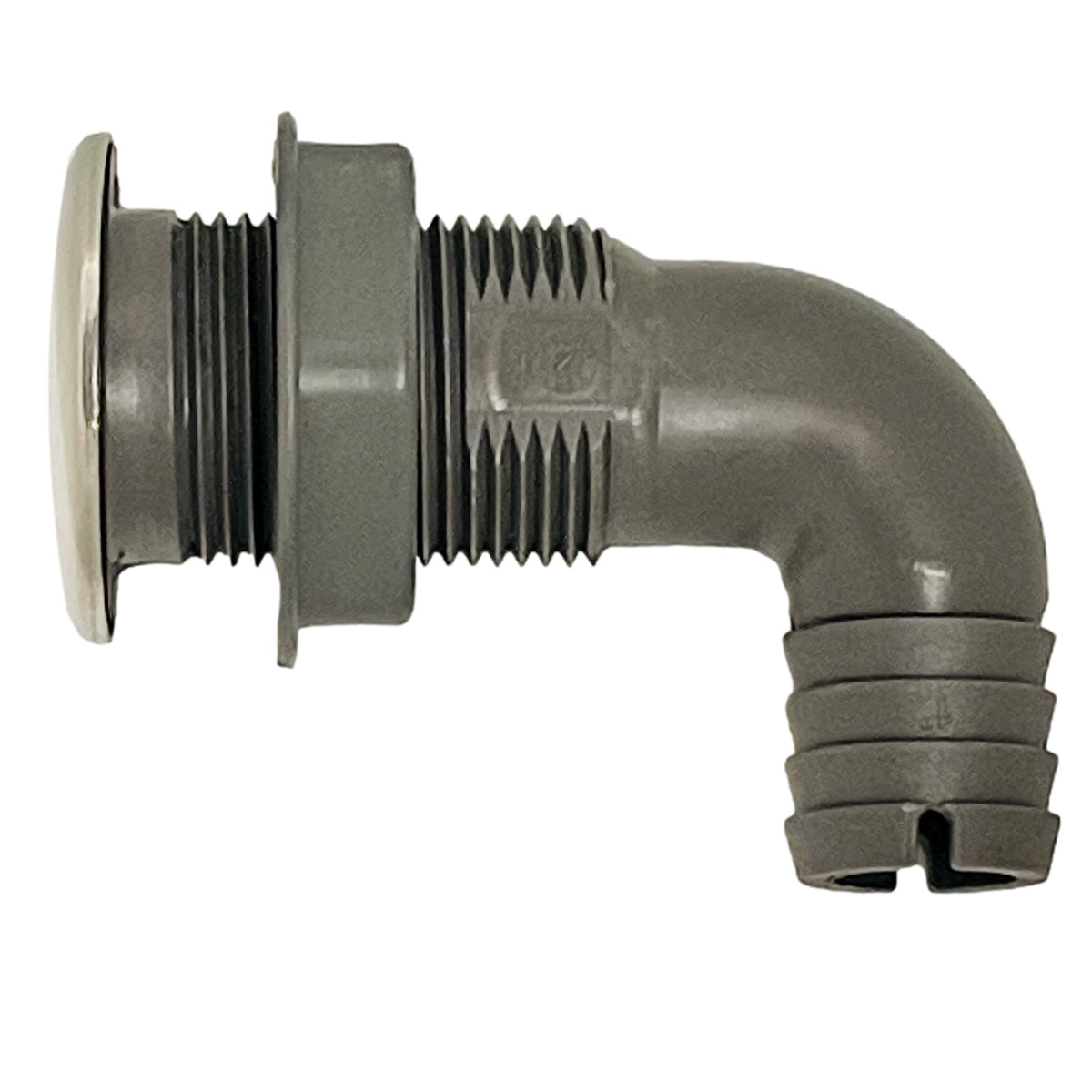Thru-Hull Bilge Skin Fitting 1" 25mm Elbow Boat Marine Stainless Steel ...