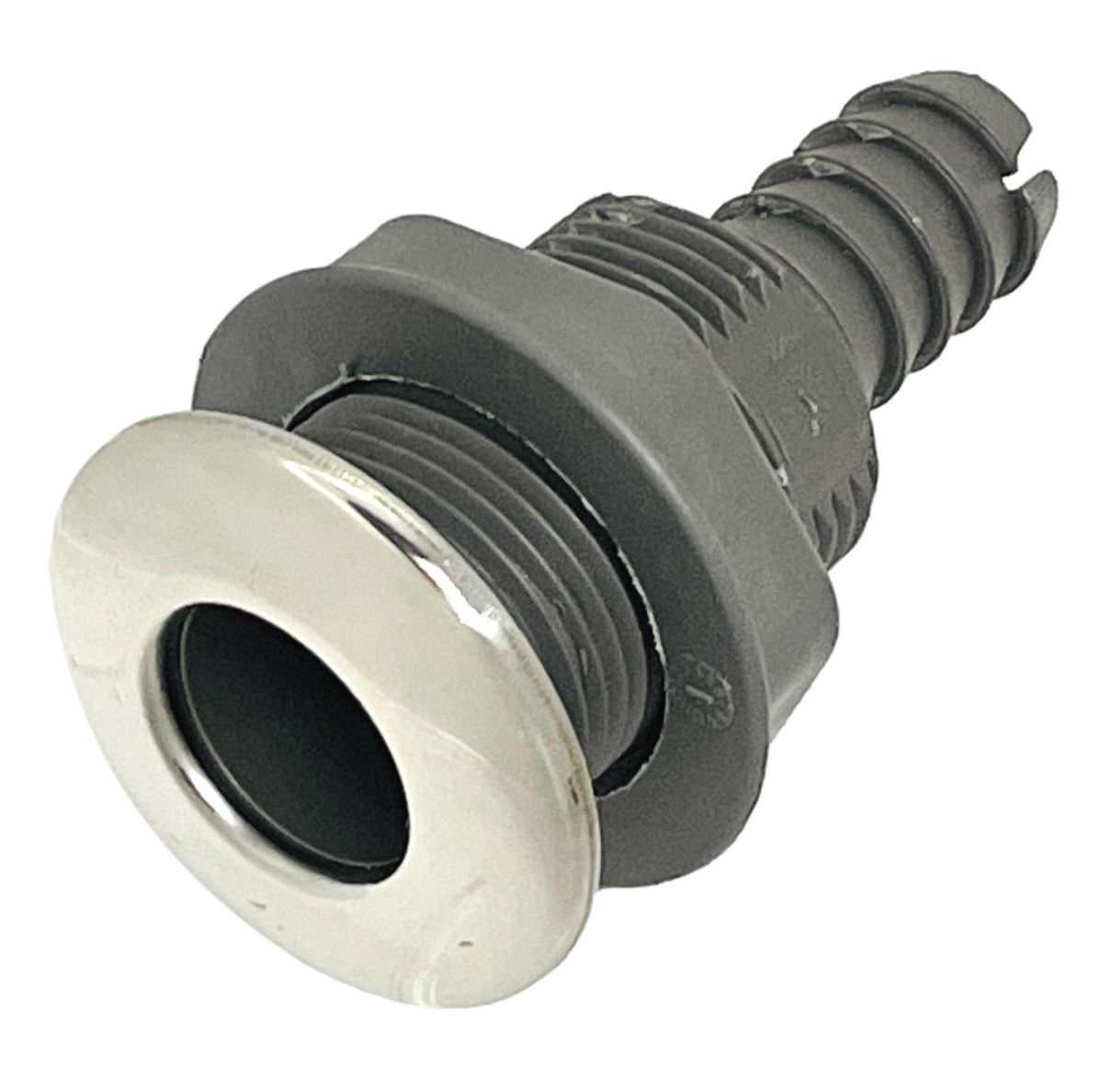 Thru-Hull Bilge Skin Fitting 3/4" 19mm Boat Marine Stainless Steel Dra ...