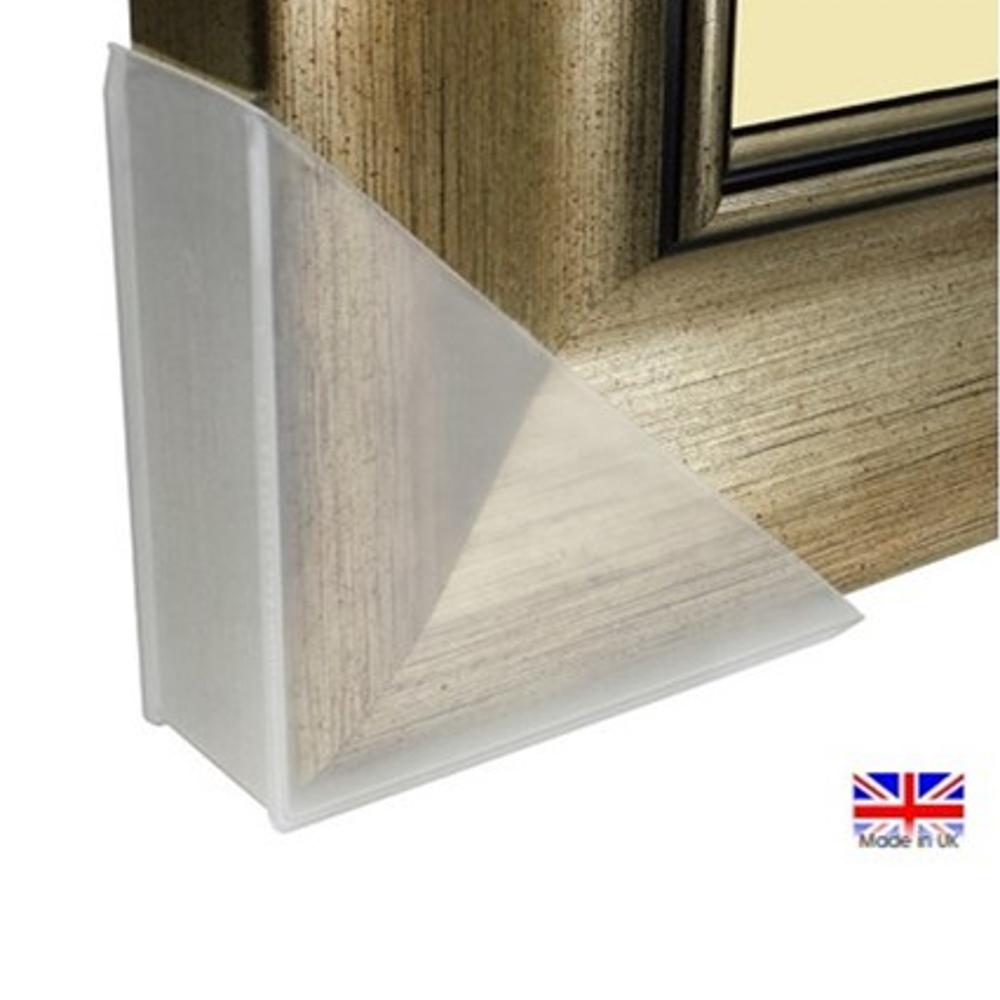 Glass Corner Protectors 8mm White Plastic – Taskar